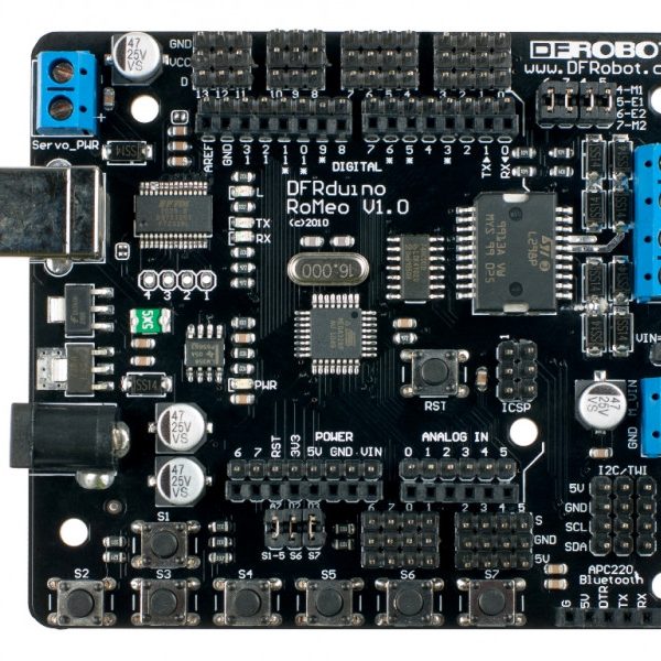 Romeo-All in one Controller (Arduino Compatible Atmega 328) (Discontinued V1.0) - KD Robot Kit