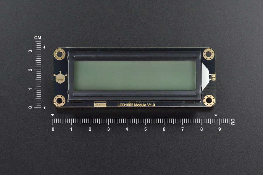 Gravity: I2C LCD1602 Arduino LCD Display Module (Gray) - KD Robot Kit
