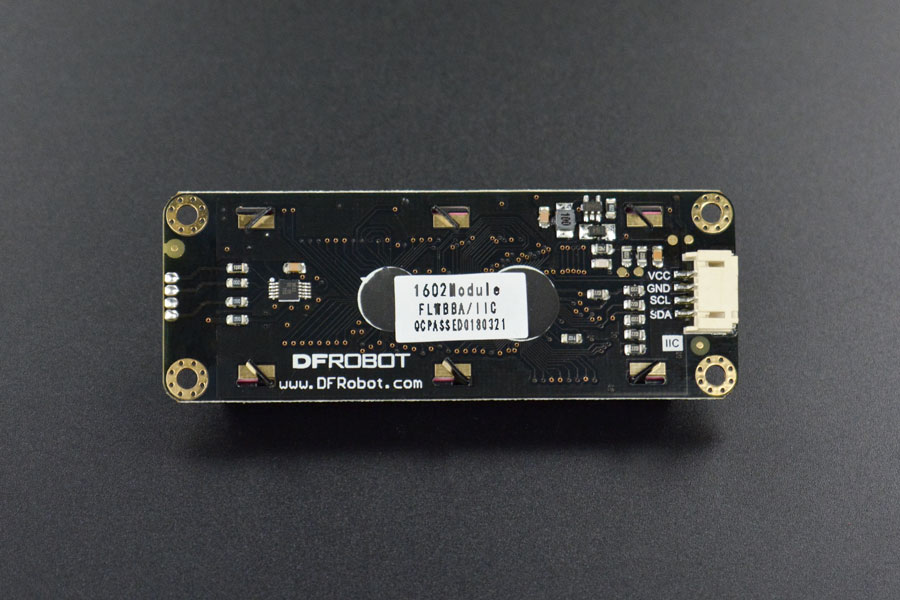 Gravity: I2C LCD1602 Arduino LCD Display Module (Gray) - KD Robot Kit