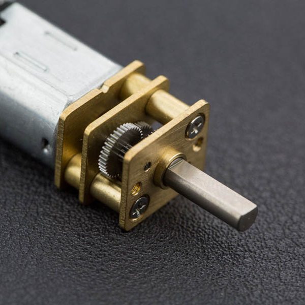 Micro Metal Geared motor w/Encoder - 6V 41RPM 380:1 - KD Robot Kit