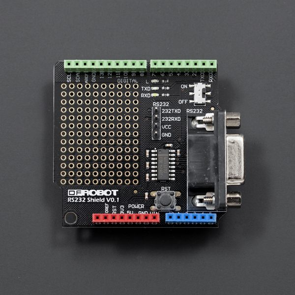 RS232 Shield for Arduino - KD Robot Kit
