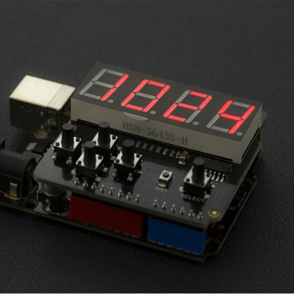 7 Segment LED Keypad Shield For Arduino - KD Robot Kit